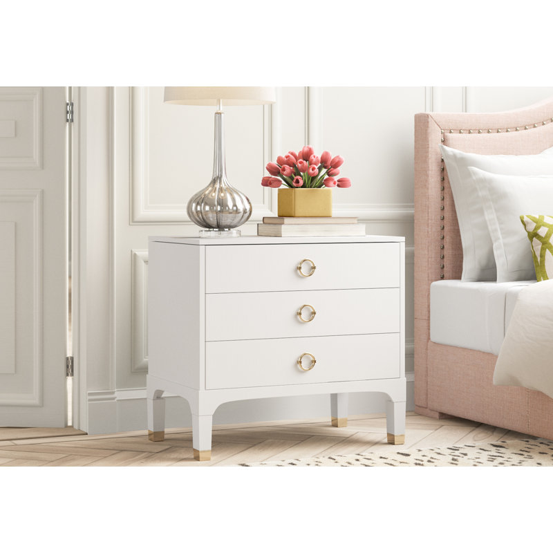 Quincy 30 W Nightstand White